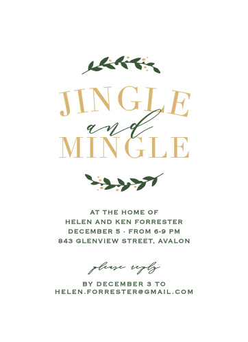 Christmas Party Invitations | Match Your Color & Style Free! - Basic Invite
