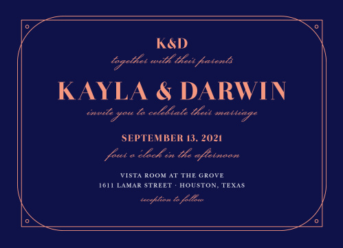 Wedding Invitations | Match Your Color & Style Free!
