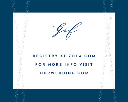 Customizable Wedding Registry Cards - By Basic Invite