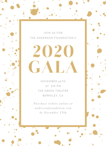 Gala Invitations | Corporate Event & Dinner Invitations - Basic Invite