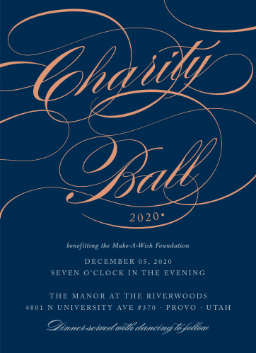 Gala Invitations | Corporate Event & Dinner Invitations - Basic Invite