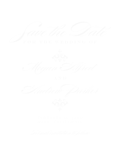 Clear - Save the Date - Wedding