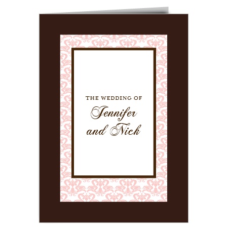 Wedding Programs | Match Your Colors & Style Free! - Basic Invite