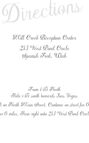 Plain Elegance Registry Cards by Basic Invite