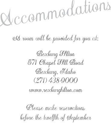 Plain Elegance Response Cards by Basic Invite