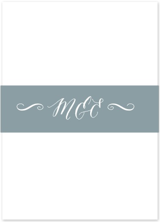 Wedding Invitation Belly Bands by Basic Invite