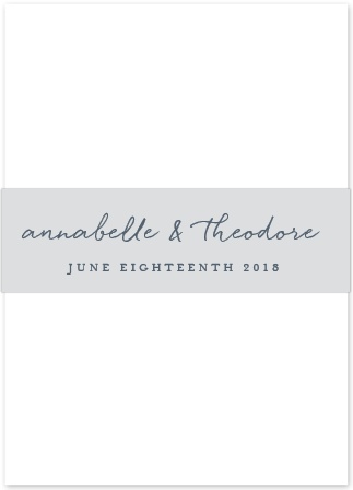 Brushed Frame Direction Cards